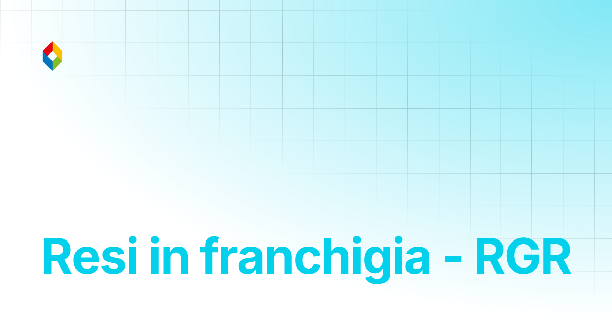 Resi in franchigia - RGR | API Documentation